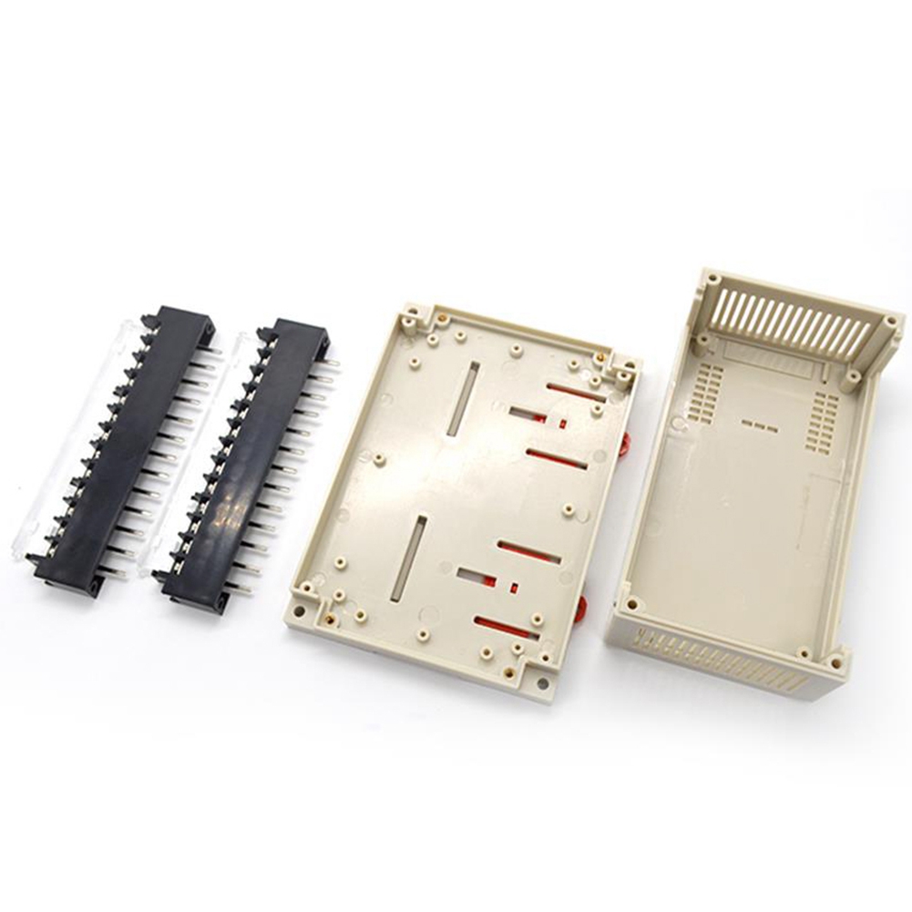 2 Piece Electronics Enclosure Din Abs Plastic Project Enclosure Control ...