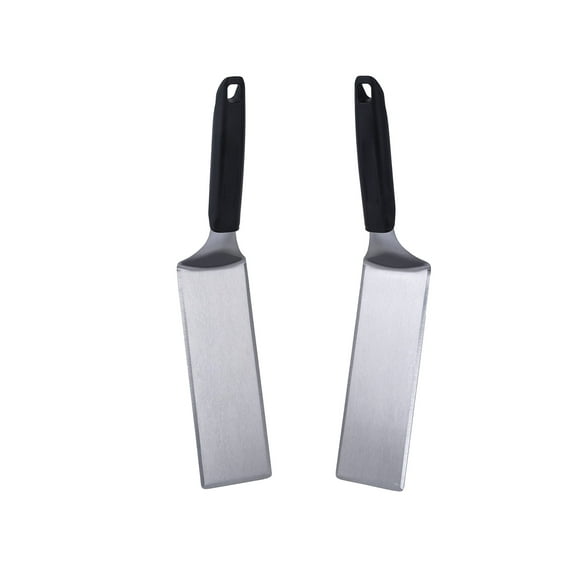 2 Piece Extra Long Griddle Spatula Set, Premium Stainless Steel BBQ ...