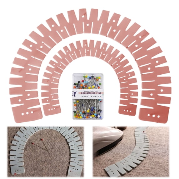 2 Piece Flexible Silicone Hemming Set For Seamlessly Sewing Projects ...