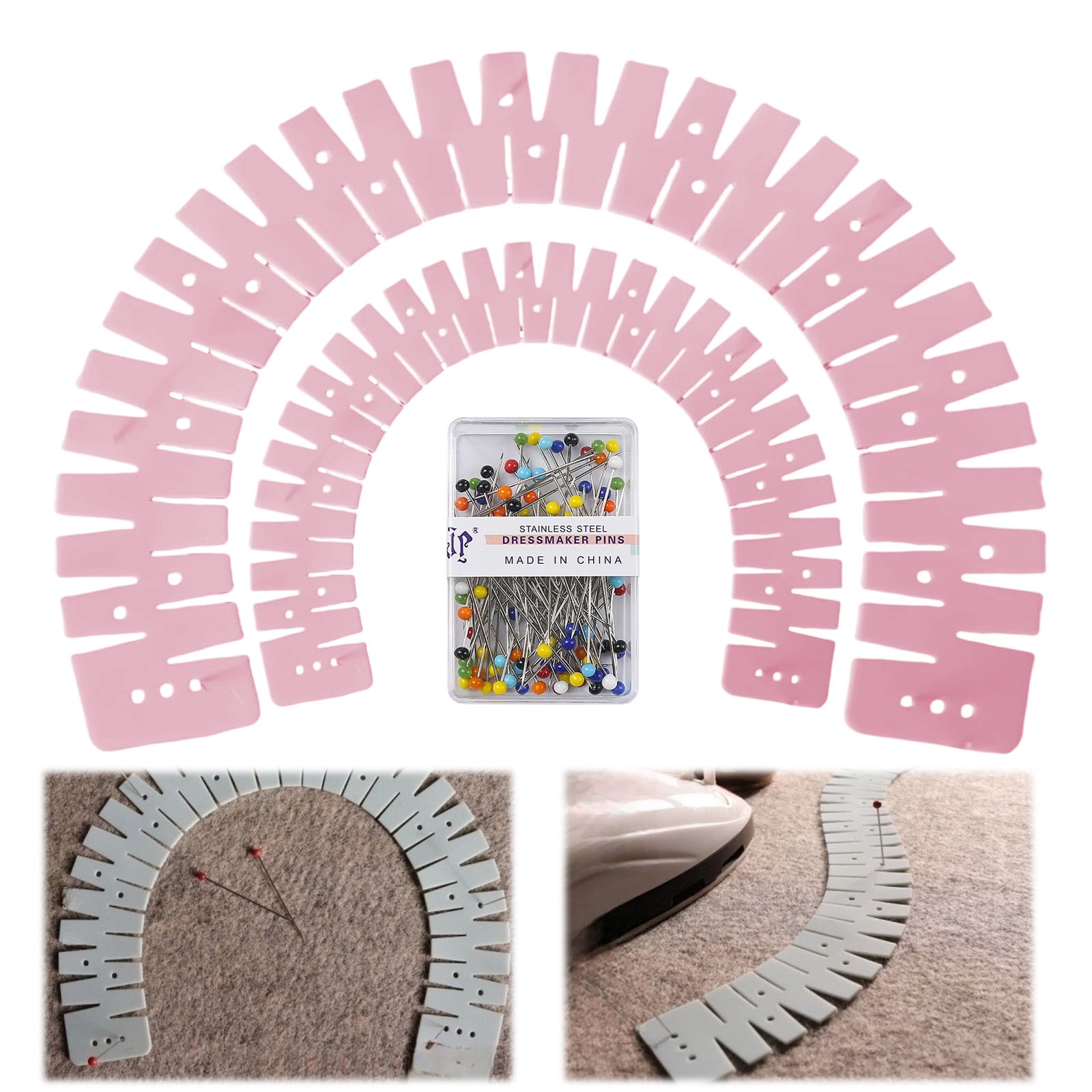 2 Piece Flexible Silicone Hemming Set For Seamlessly Sewing Projects ...