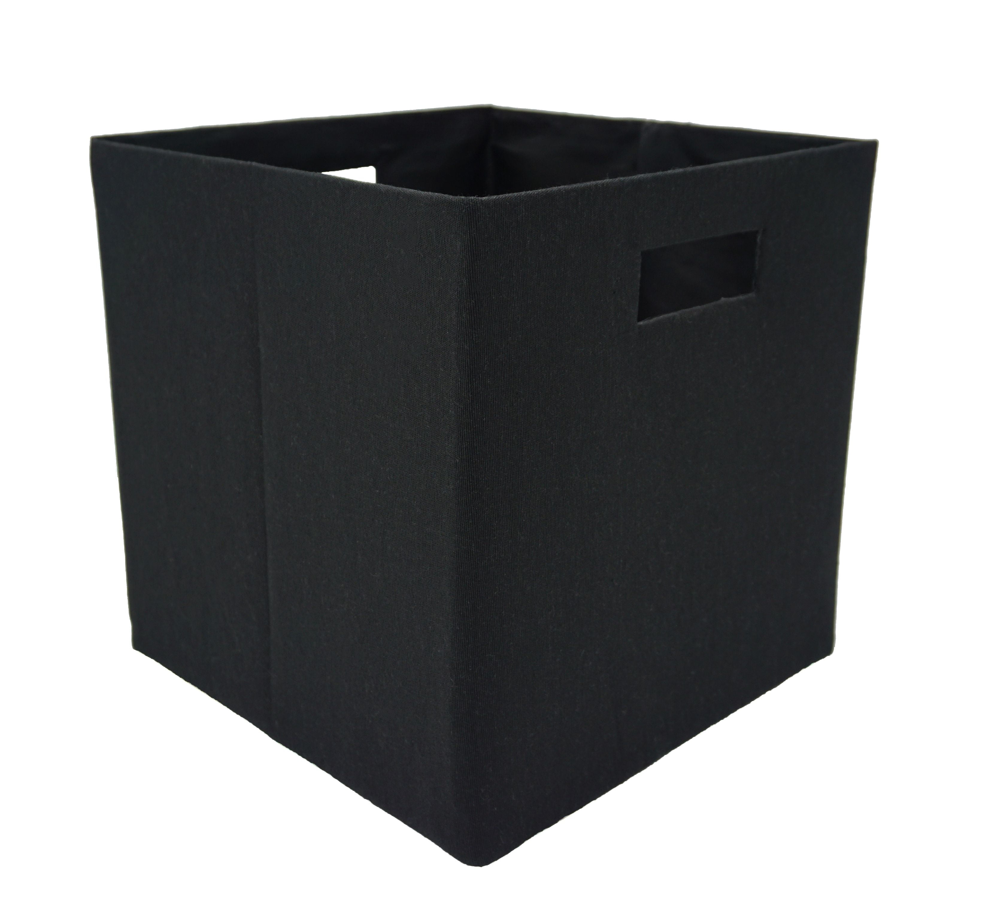 2-Piece Foldable Storage Cube (Black) by Handcrafted 4 Home - Walmart.com