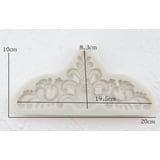 2-Piece Food-Grade Silicone Lace Pattern Molds for Fondant and ...