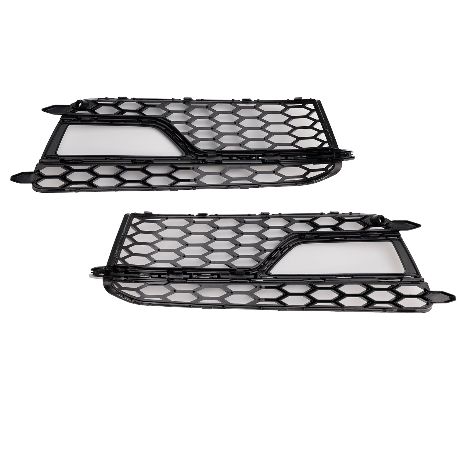 2-Piece Front Fog Lamp Grille in Black for 2013-2016 Model Year Coupe ...