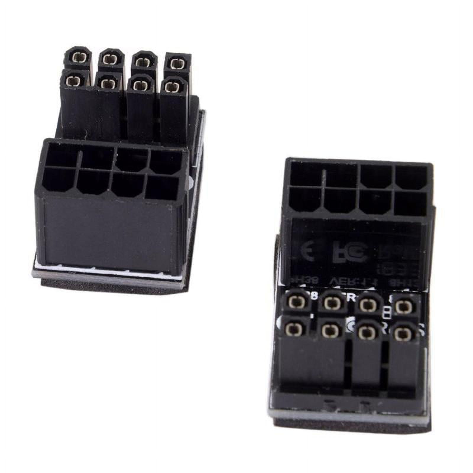 2 Piece GPU Angle Power Adapter Set for Desktop Graphics Cards - 8PIN ...