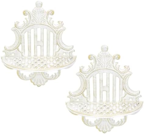 2-Piece Gothic Floating Shelves, Heavy-Duty Cast Iron, Small Old ...