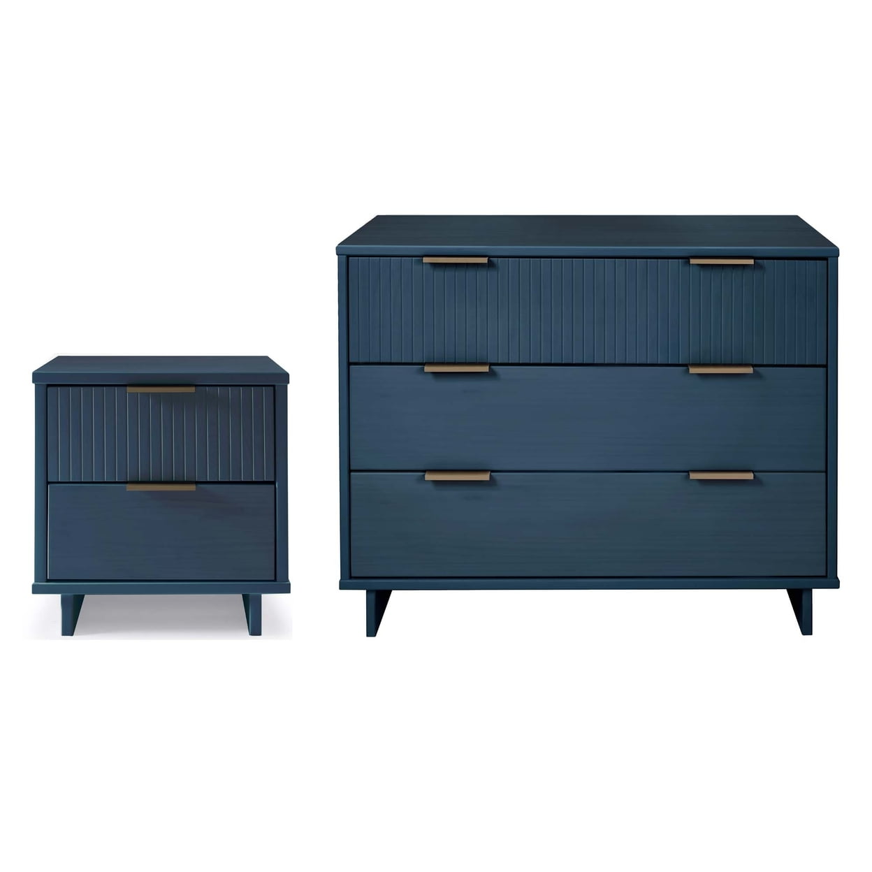 2-Piece Granville Standard Dresser & Nightstand Set-Solid Wood in ...