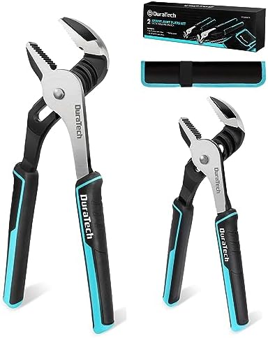 2-Piece Groove Joint Pliers Set with Rolling Pouch, 10 & 8-Inch ...