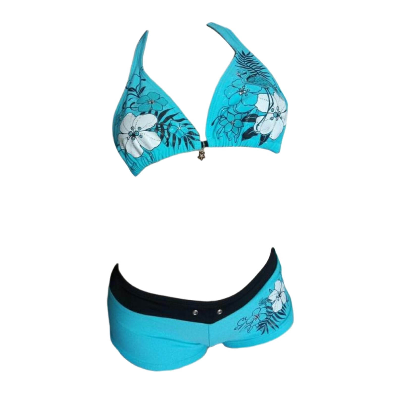 2 Piece Halter Bikini Sets Women Sexy Swimsuit Beach Sets Cute Summer ...