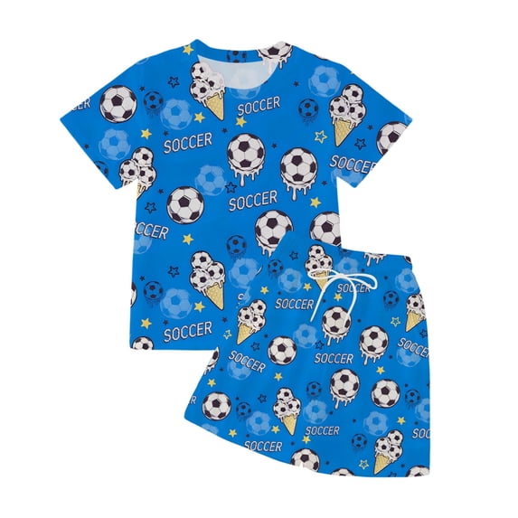 2 Piece Ice Cream Baseball Shorts Sets Ice Cream Drip Baseball Crewneck ...