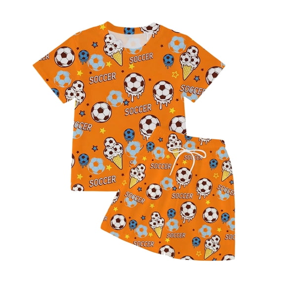 2 Piece Ice Cream Baseball Shorts Sets Ice Cream Drip Baseball Crewneck ...