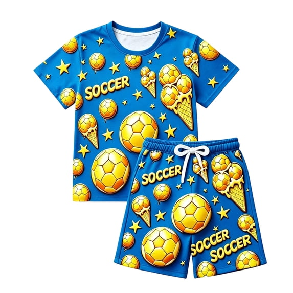 2 Piece Ice Cream Baseball Shorts Sets Ice Cream Drip Baseball Crewneck ...