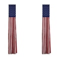 2 Piece Independence Day Flag Door Hangers, Red White Blue Patriotic ...