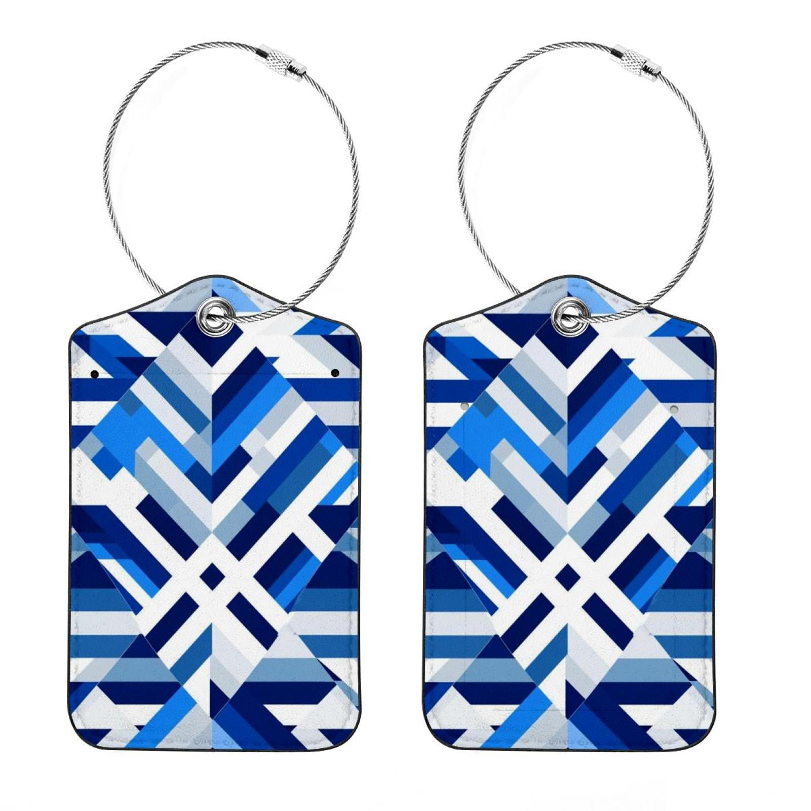 2 Piece Israel Flag Luggage Tag for Suitcase Identifiers Privacy Name ...