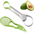 2-Piece Kitchen Gadget Set for Avocado Preparation, Avocado Slicer Tool ...