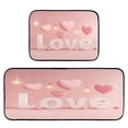 2-Piece Kitchen Mat Set Non Slip Washable Floor Mats Decorative Rugs ...