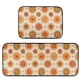 2-Piece Kitchen Mat Set Non Slip Washable Floor Mats Decorative Rugs ...