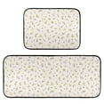 2-Piece Kitchen Mat Set Non Slip Washable Floor Mats Decorative Rugs ...