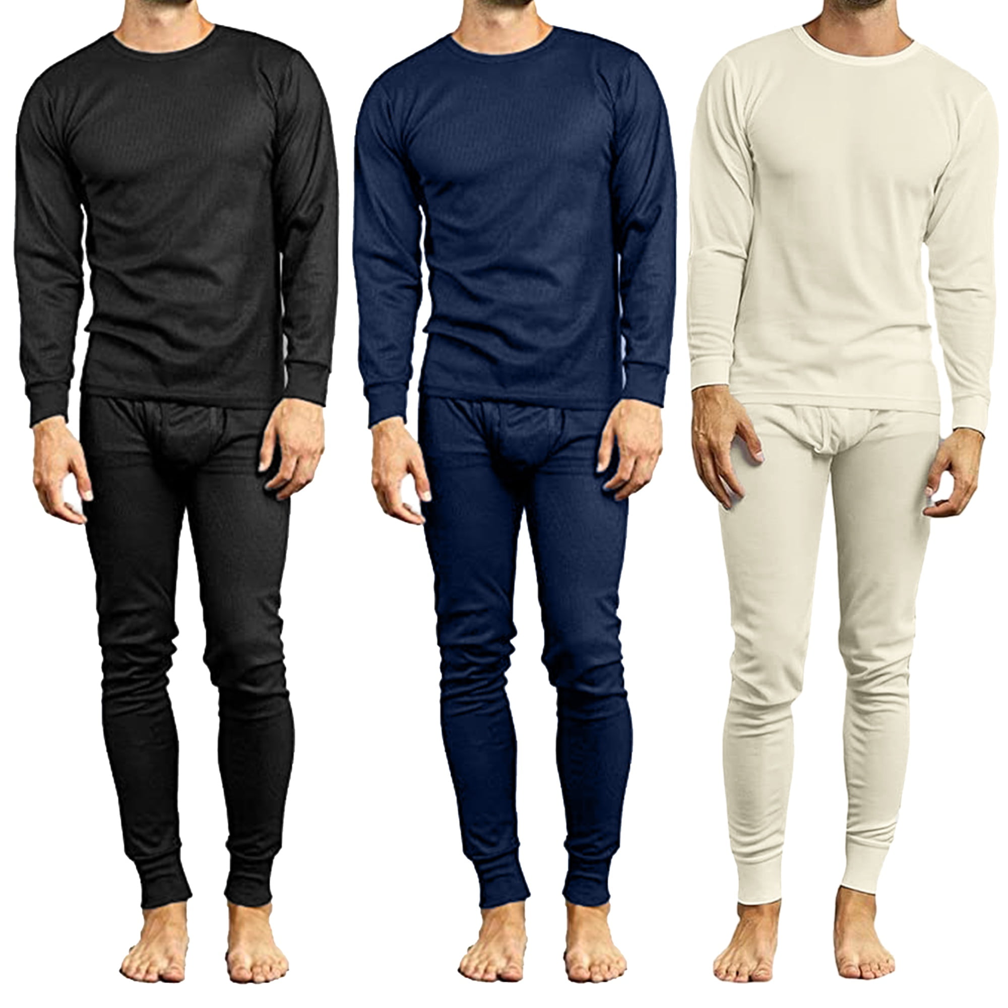 2-Piece Lightweight Thermal Set Of Both A Thermal Top And Bottom Long ...