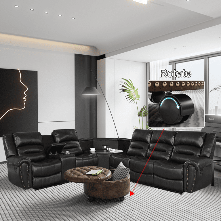 2 piece sectional sofa with recliner store