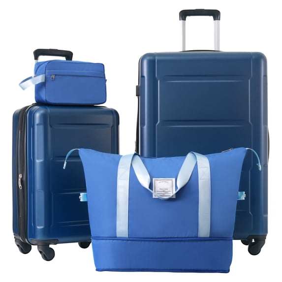 2 Piece Luggage Set Expandable Spinner Wheels TSA Lock Lightweight ...