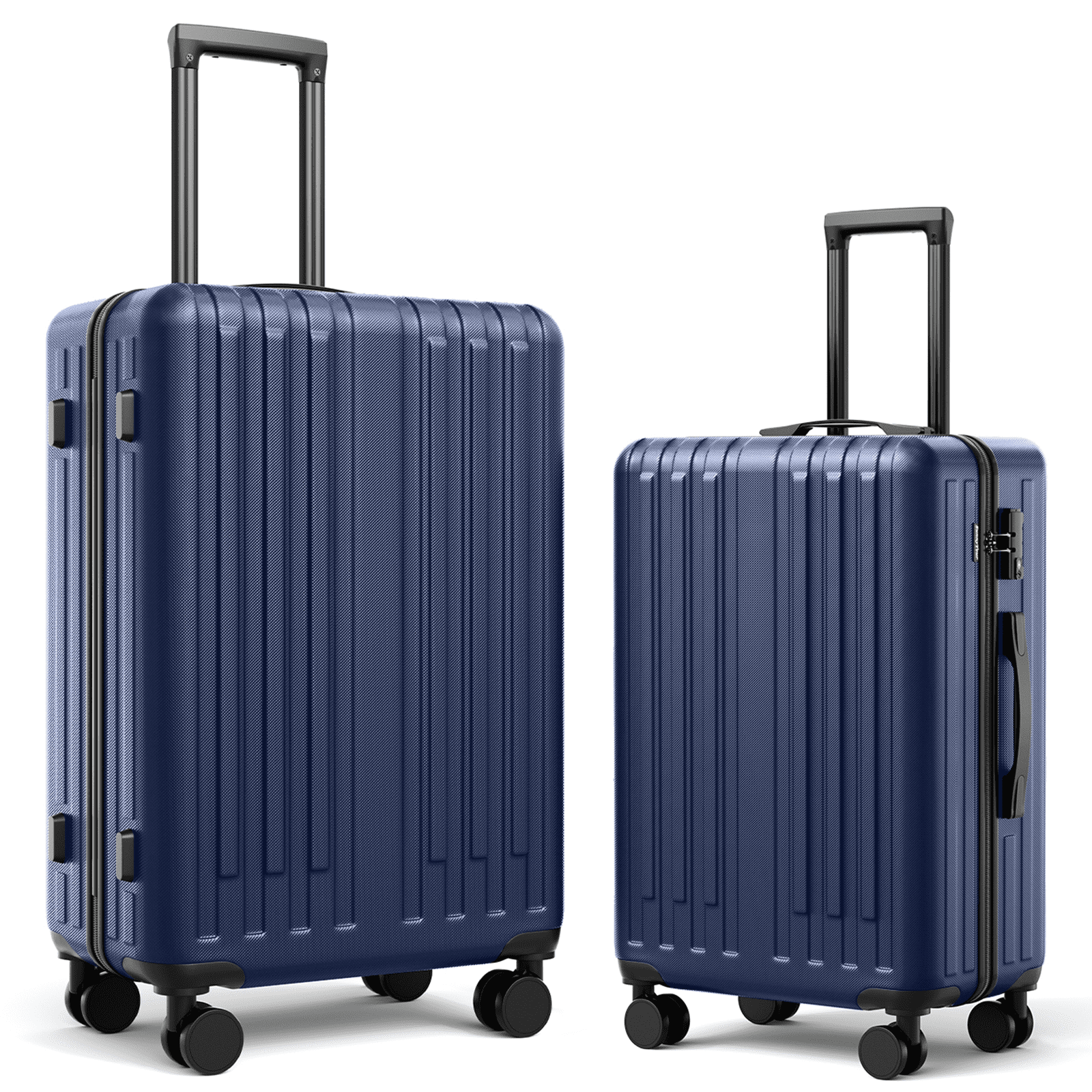 2 Piece Luggage Set with Wheels, 20-inch Carry on Luggage, 24" Checked ...