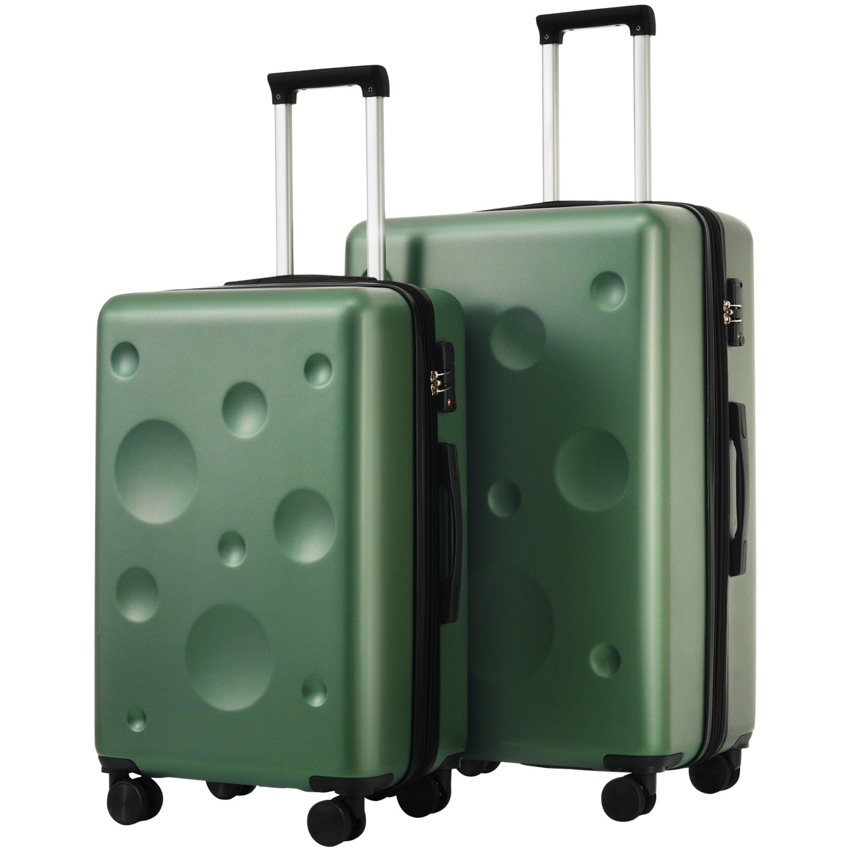 2 Piece Luggage Sets, 24"+28" Expandable Luggages with Spinner Wheels ...