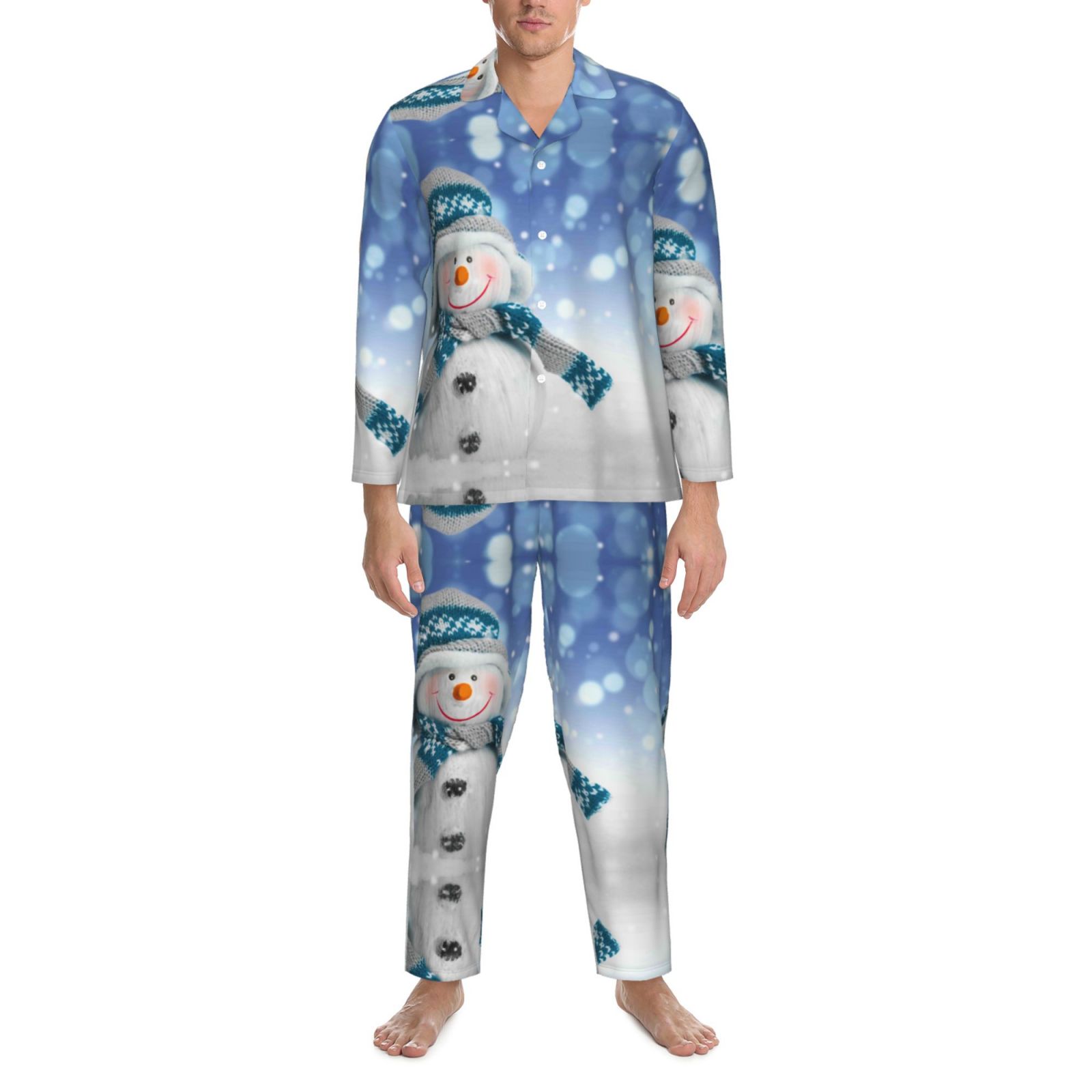 2 Piece Mens Pajamas Set, Soft Men's Sleepwear Comfy Loungewear ...