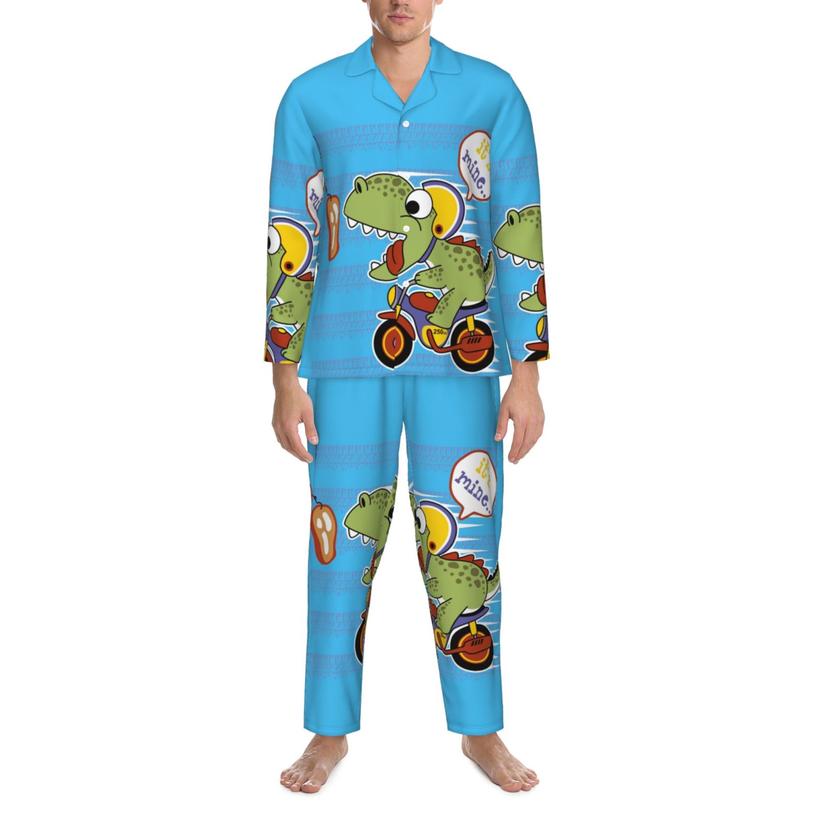2 Piece Mens Pajamas Set, Soft Men's Sleepwear Comfy Loungewear ...