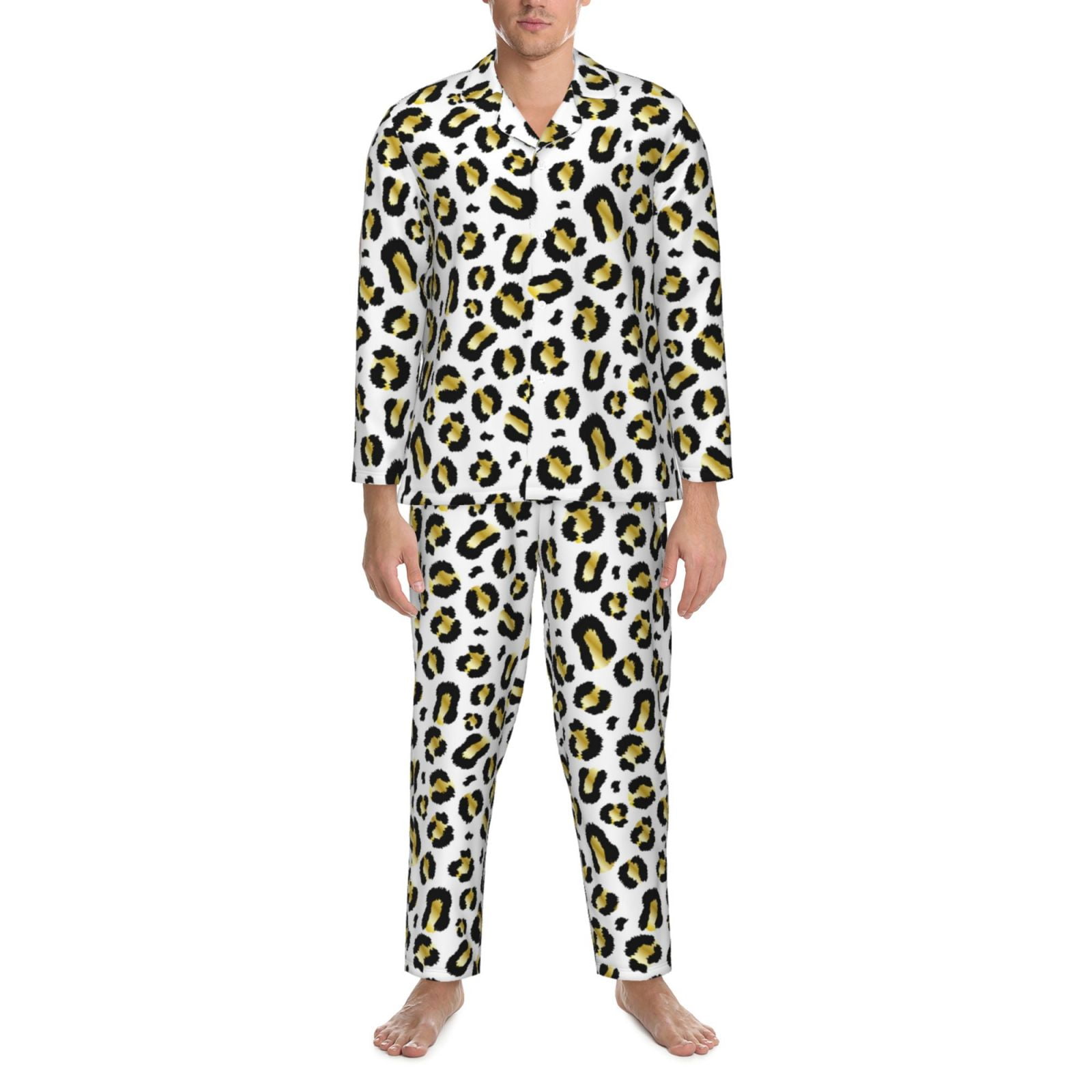 2 Piece Mens Pajamas Set, Soft Men's Sleepwear Comfy Loungewear ...