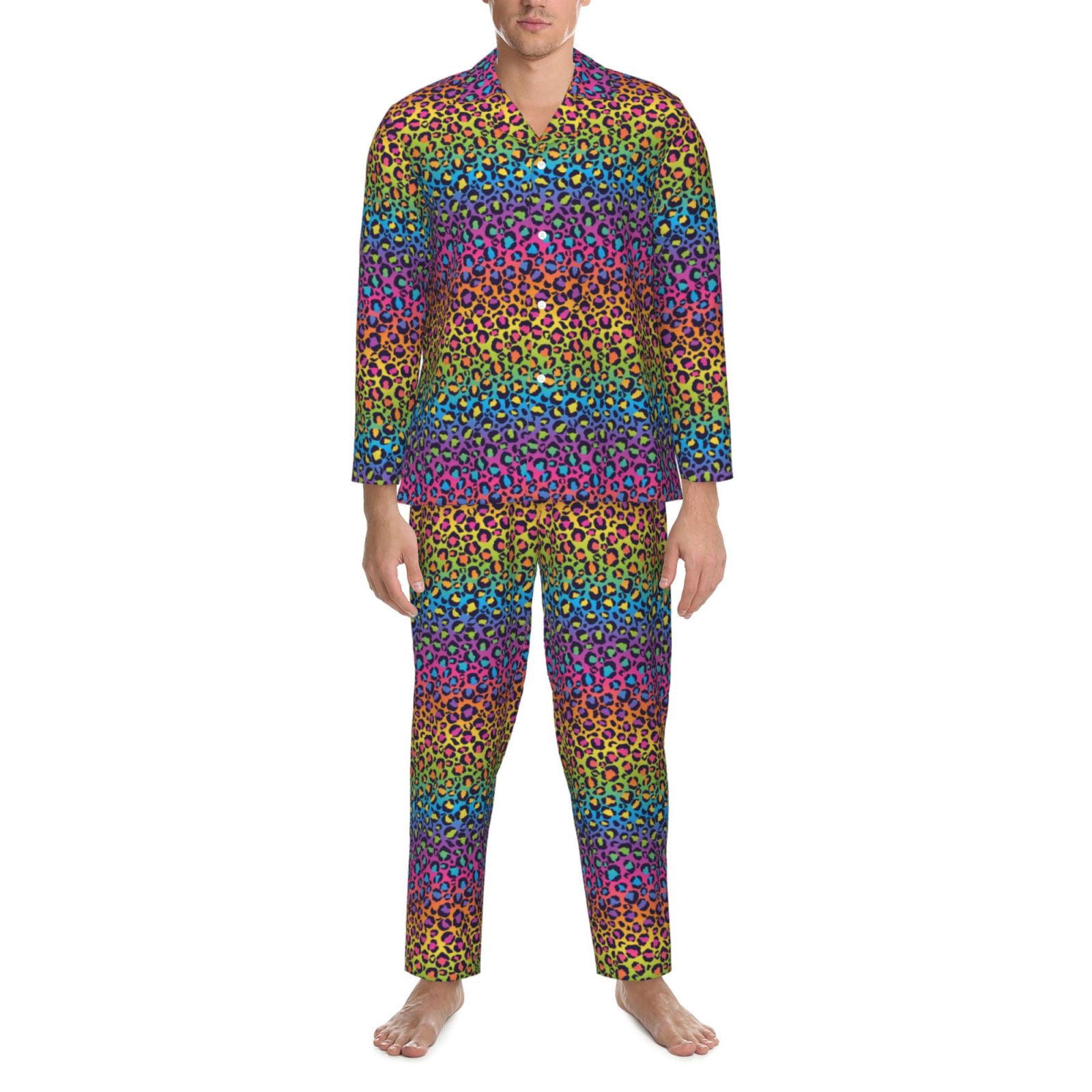 2 Piece Mens Pajamas Set, Soft Men's Sleepwear Comfy Loungewear ...
