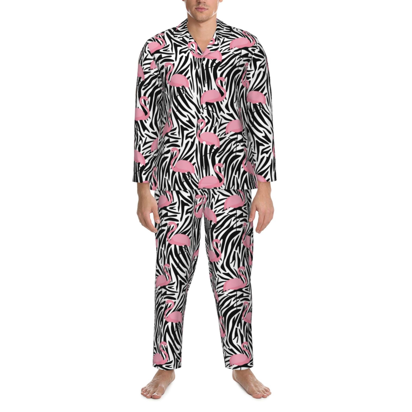 2 Piece Mens Pajamas Set, Soft Men's Sleepwear Comfy Loungewear, Trendy ...