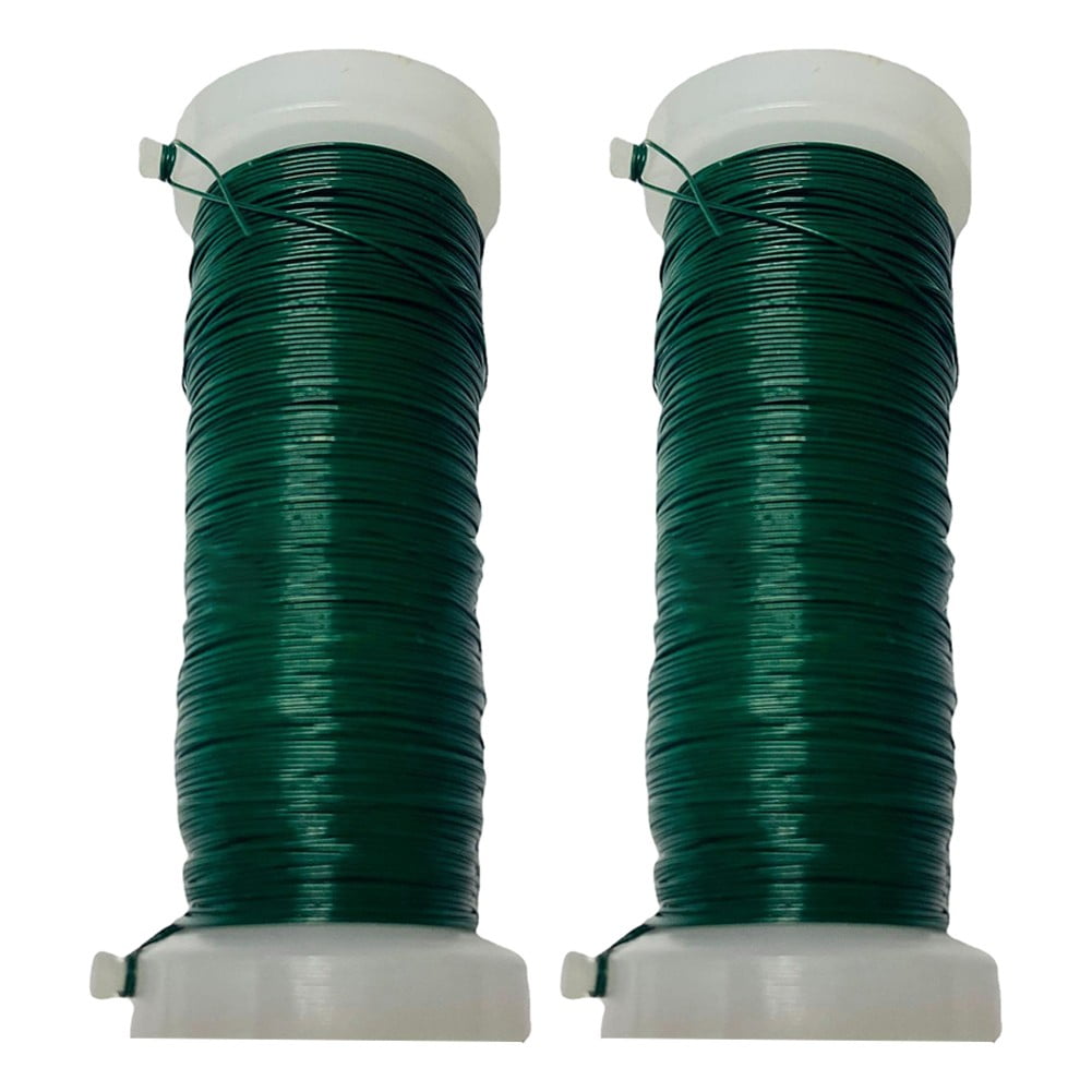 2 Piece Metal Craft Binding And Flower Arrangement Wire Set For Wreath ...