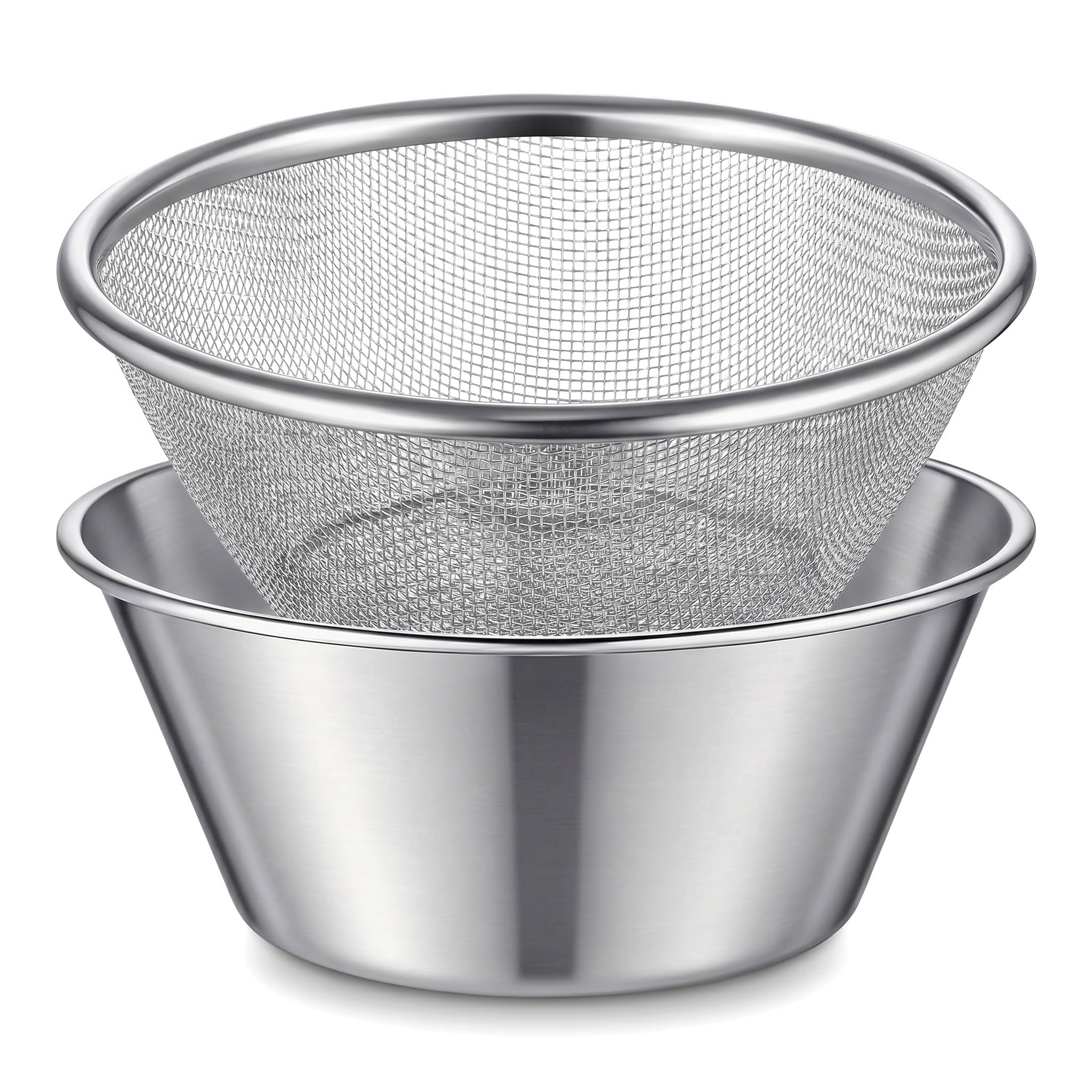 2-Piece Mini Colander & Food Strainer – 304 Stainless Steel, Small ...