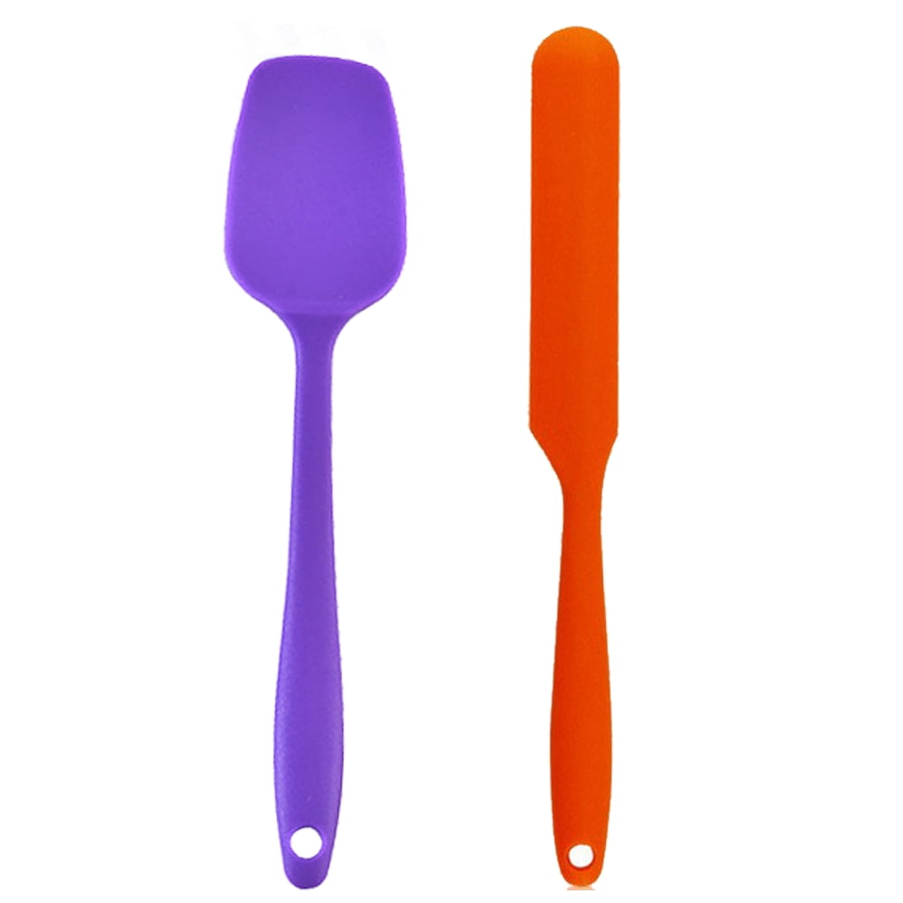 2 Piece Mini Kitchen Utensil Set- Baking Tools Small Silicone Spatula ...