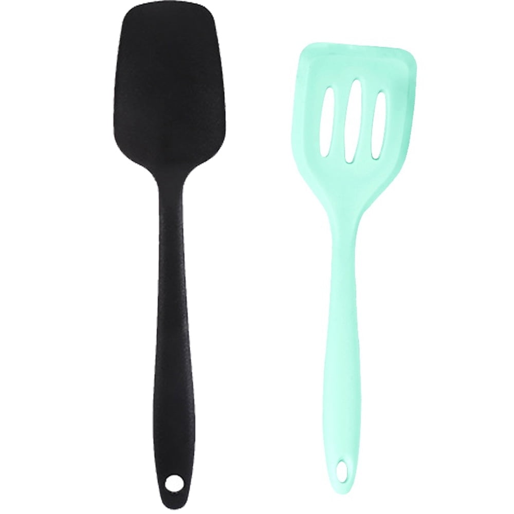2 Piece Mini Kitchen Utensil Set- Silicone Kitchen Tools with ...