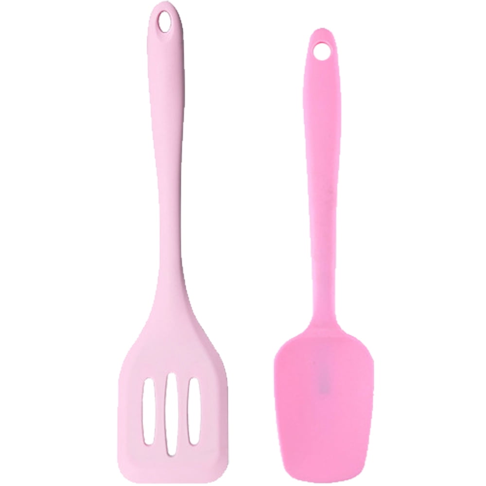 2 Piece Mini Kitchen Utensil Set- Silicone Kitchen Tools with Spatulas ...