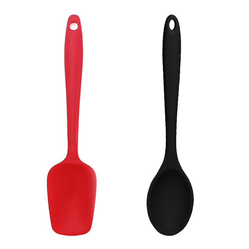 2 Piece Mini Kitchen Utensil Set Silicone Kitchen Tools with Spatulas ...