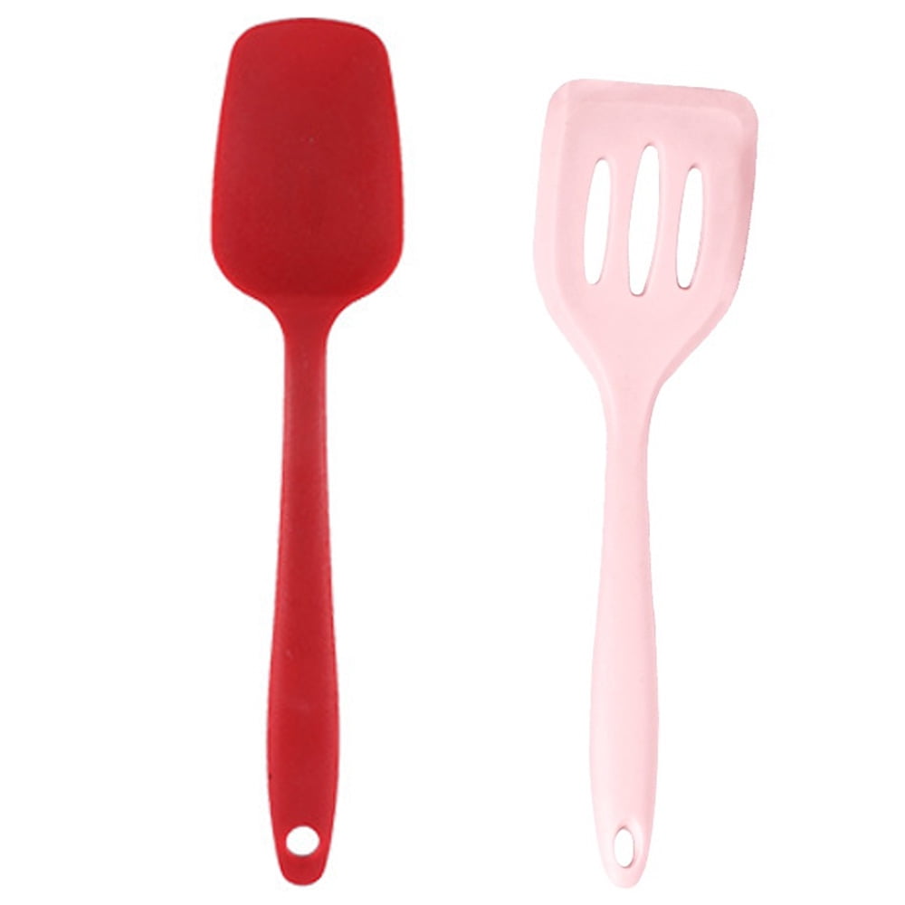 2 Piece Mini Kitchen Utensil Set- Silicone Kitchen Tools with ...