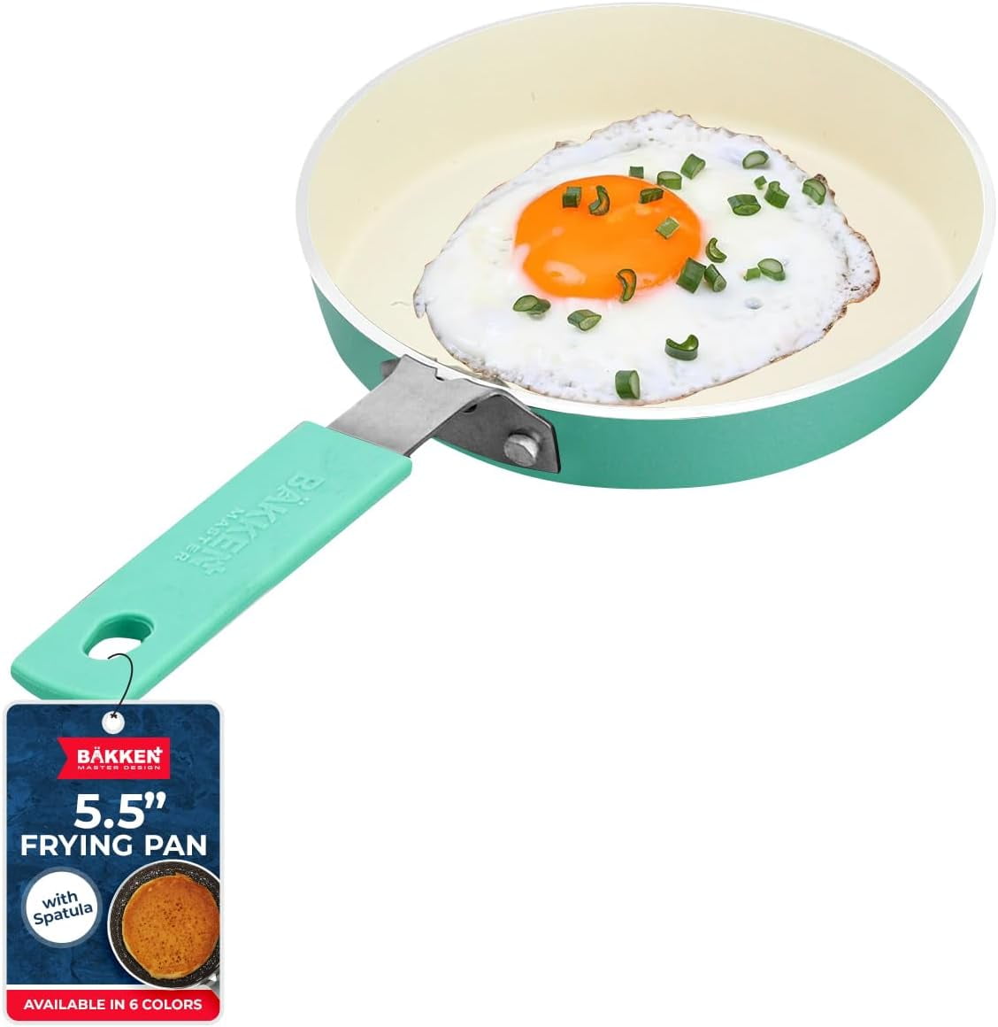 Bakken-Swiss 2-Piece Mini Egg Pan Set – 5.5" Non-Stick Frying Pan with ...