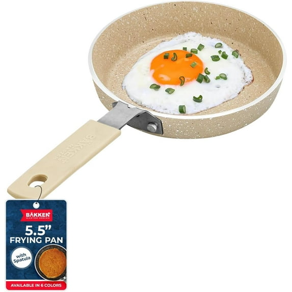 Bakken-Swiss 2-Piece Mini Egg Pan Set – 5.5" Non-Stick Frying Pan with ...