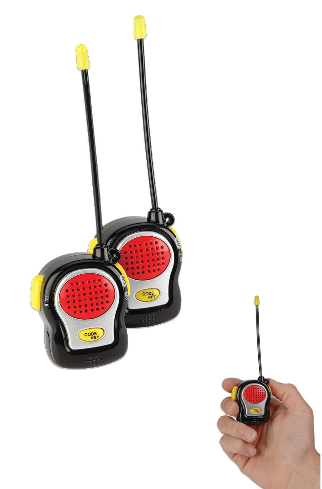 2 Piece Mini Walkie Talkies for Kids- Two Way Radio Toy for Boys and ...