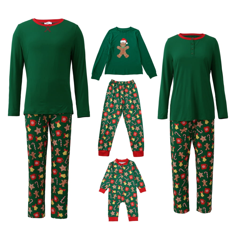 2 Piece Pajama Sleepwear Set for Women Adult Family Matching Christmas ...