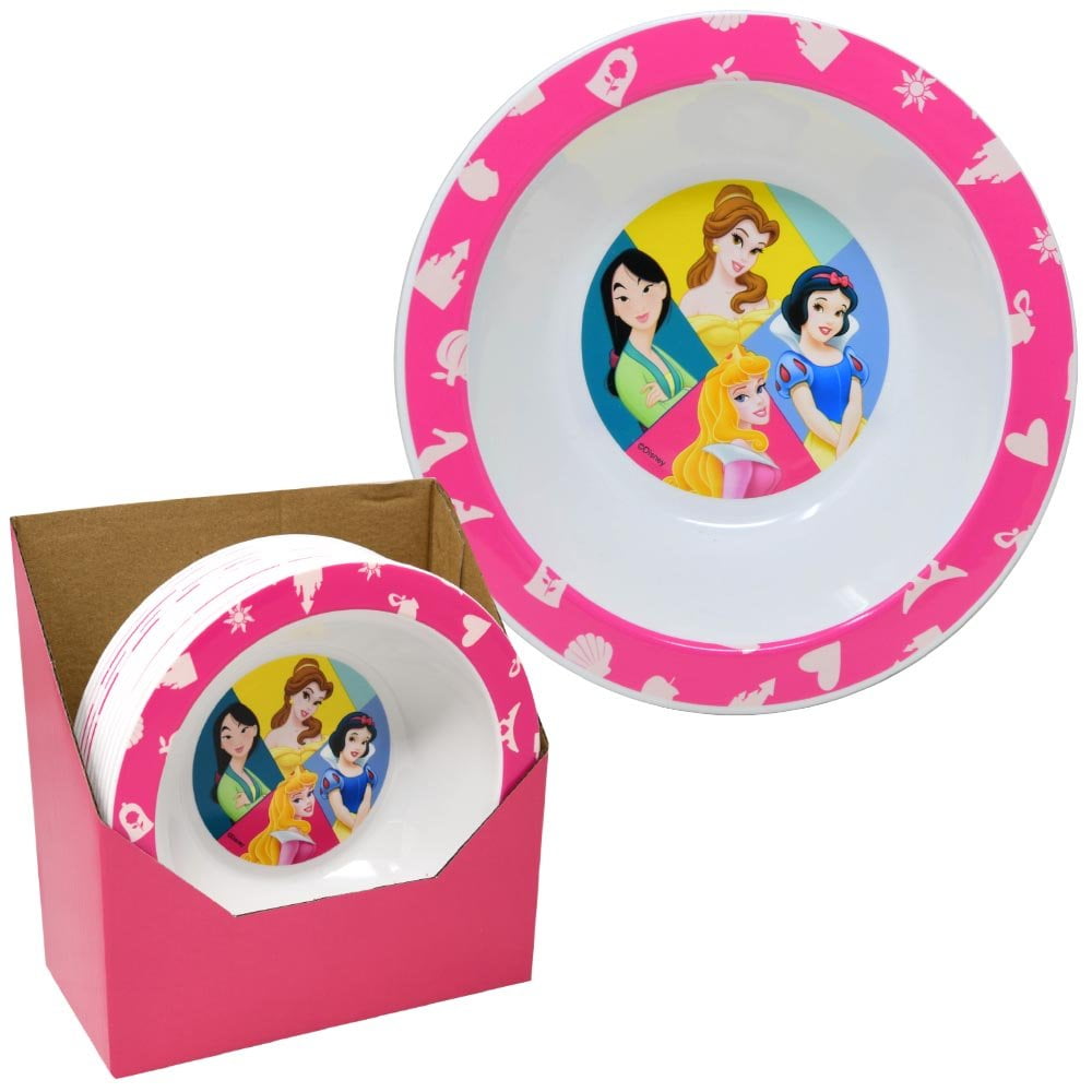 2 Piece Princess PP 6.5" Bowl in PDQ, pink, girls - Walmart.com