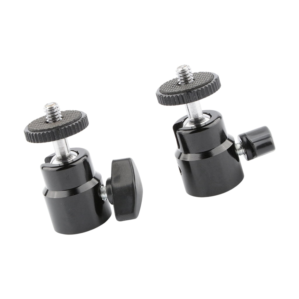 2 Piece Professional Aluminum Ball Head Tripod Mount With Smooth 360 ...