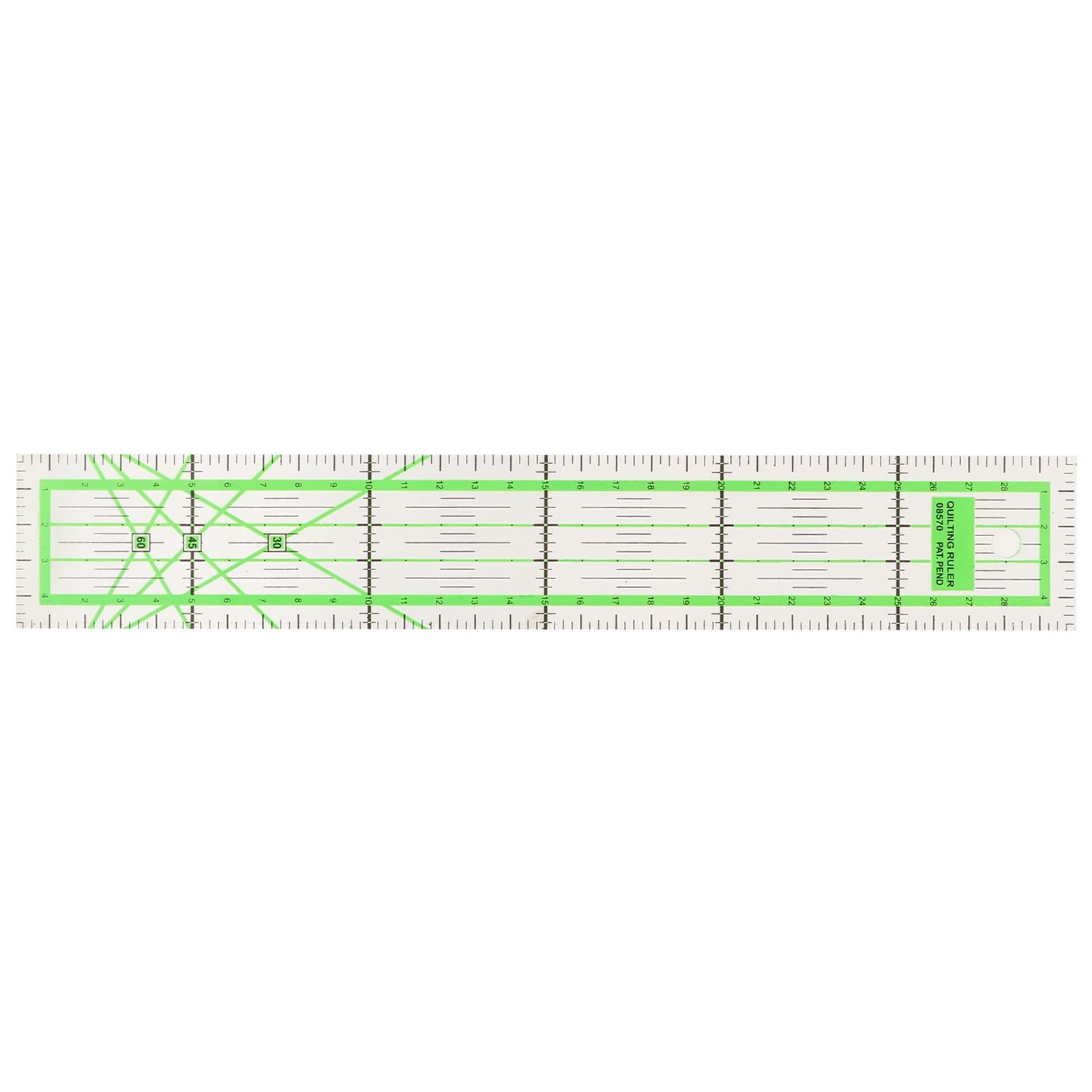 2-Piece Quilting Ruler Set - Acrylic, Multifunctional, Cloth Quilting ...