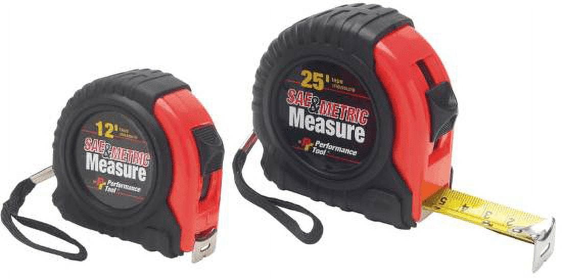 2 Piece SAE & Metric Tape Measure - Walmart.com