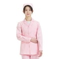2 Piece Scrub Sets for Women Long Sleeve Short Lab Coat Lightweight ...
