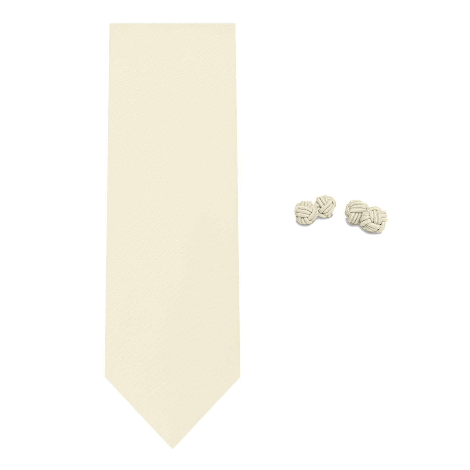 2 Piece Set: Jacob Alexander Men's Silk Blend Solid Regular Length Neck ...