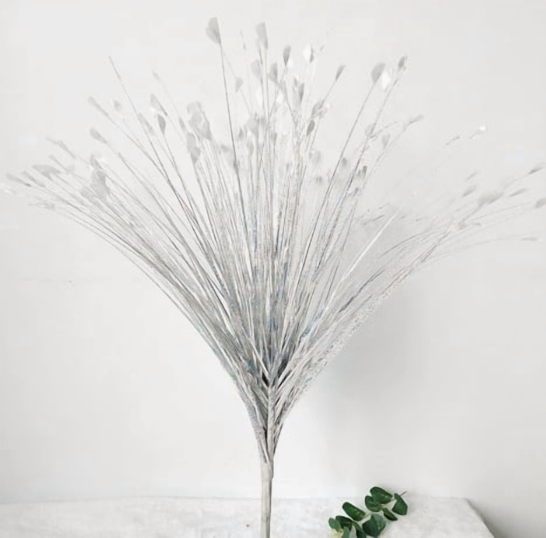 2-Piece Set of 70cm Artificial Marigold Flowers with Reed Leaves and ...