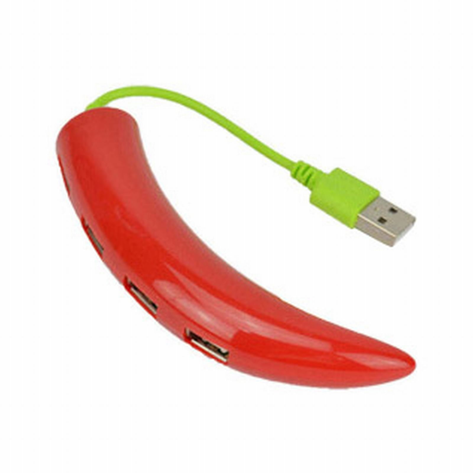 2 - Piece Set of Creative Cute Fruit and Vegetable - Shaped USB2.0 Hubs ...